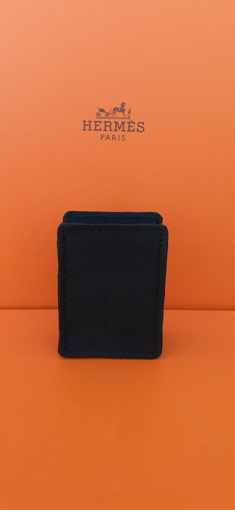 Exceptional Hermès Vintage Lighter Case in Black Doblis RARE For Sale ...