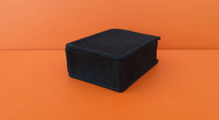 Exceptional Hermès Vintage Lighter Case in Black Doblis RARE For Sale ...