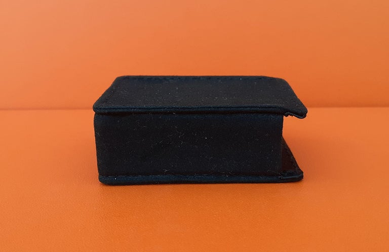 Exceptional Hermès Vintage Lighter Case in Black Doblis RARE For Sale ...