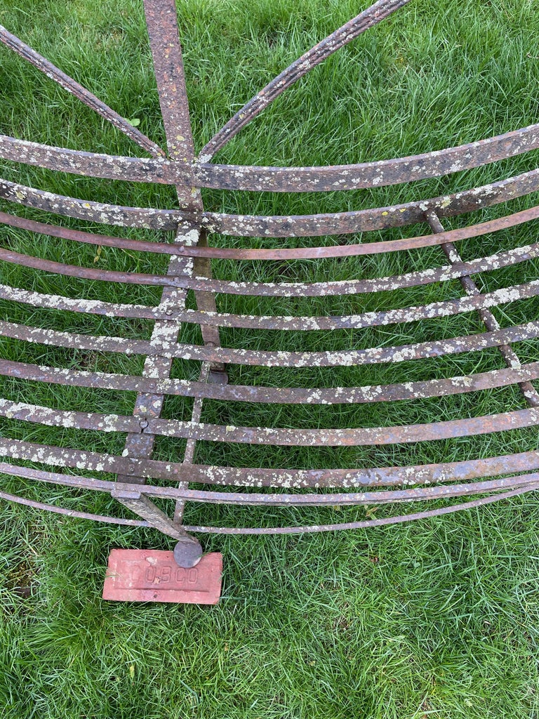 Exceptional Huge English Wrought Iron Regency Tree Bench, CA, 1820 For ...