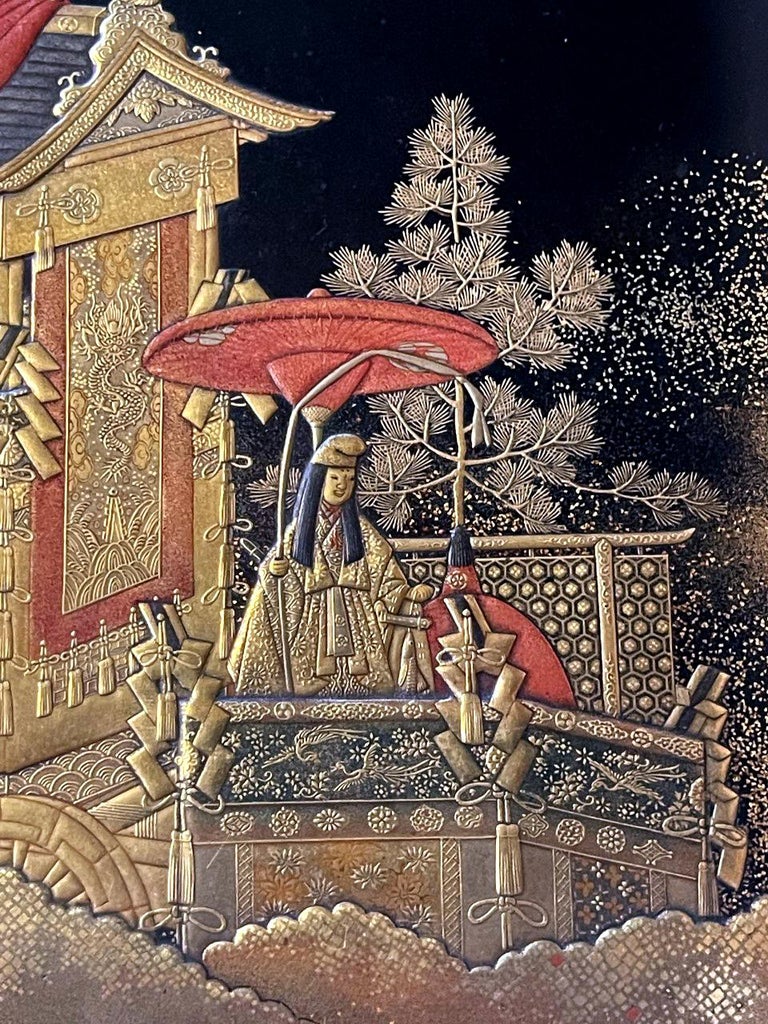 Exceptional Japanese Lacquer Suzuribako Edo Period with Provenance Note ...