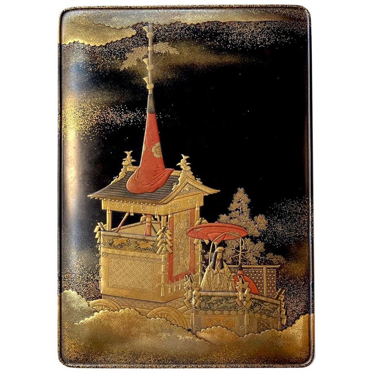 Exceptional Japanese Lacquer Suzuribako Edo Period with Provenance Note ...