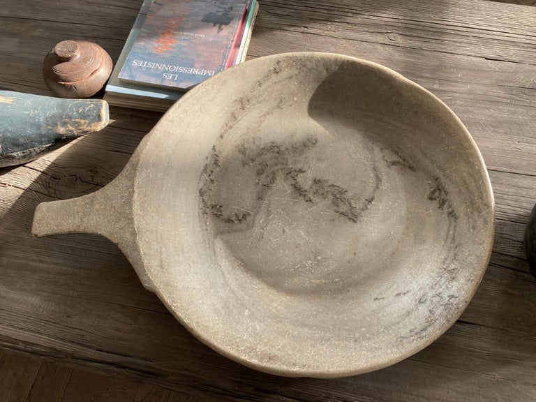 Exceptional Large Marble Platter For Sale at 1stDibs