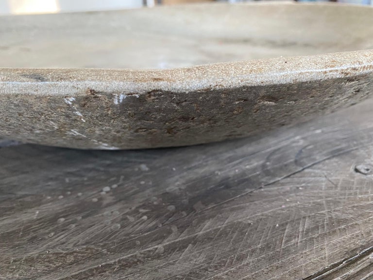 Exceptional Large Marble Platter For Sale at 1stDibs