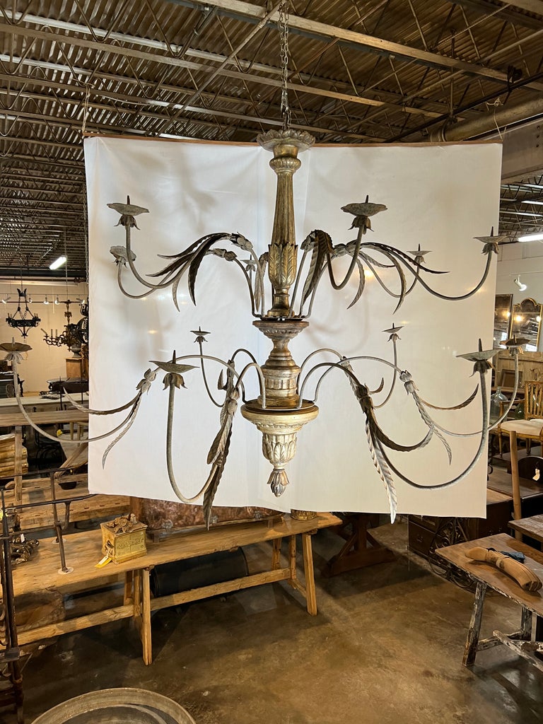 Exceptional Mid-18th Century 2-Tiered Italian Chandelier For Sale at ...
