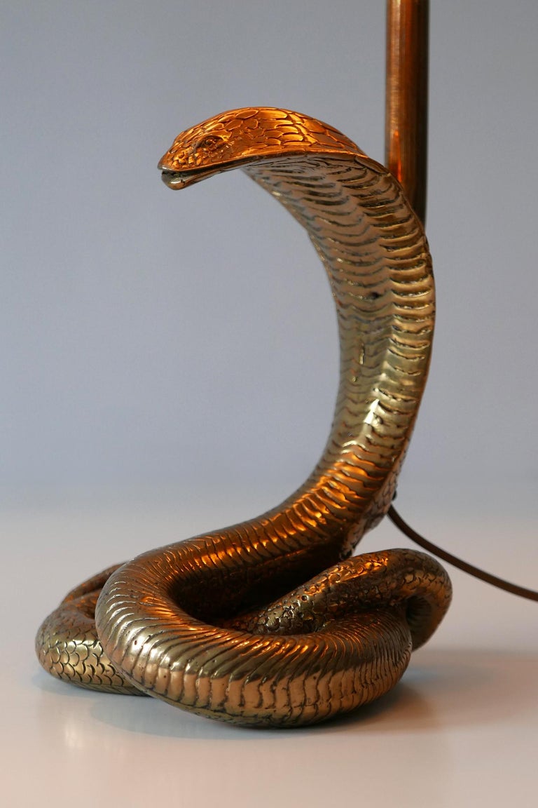 Exceptional Mid-Century Modern Cobra Table Lamp by Maison Jansen ...