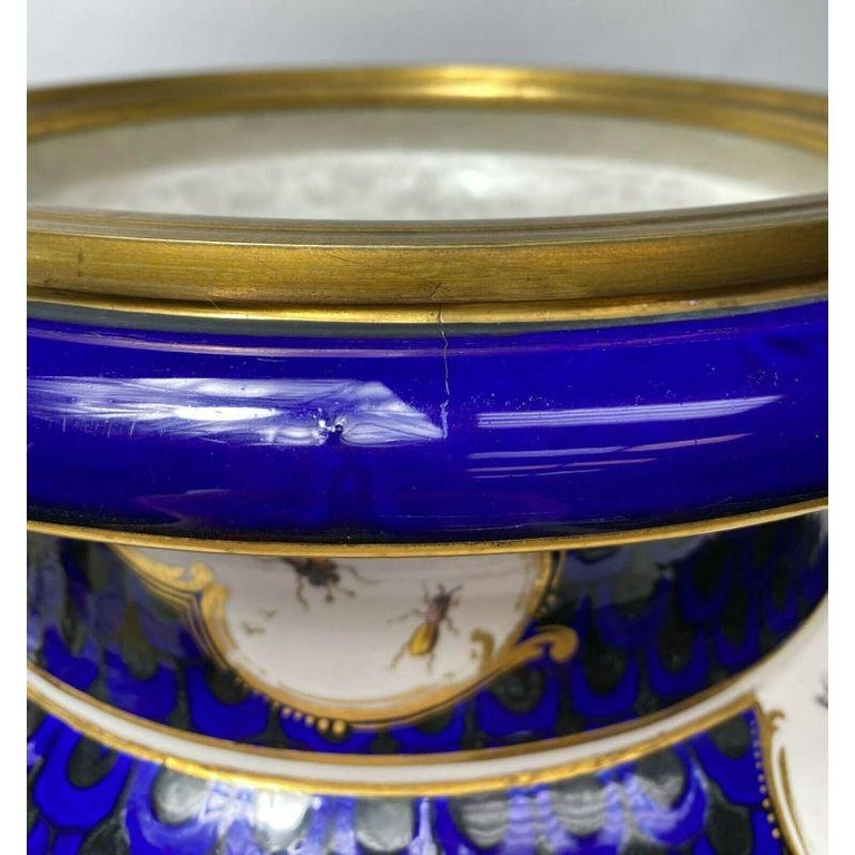 Exceptional Pair Dr. Wall Period Royal Worcester Exotic Bird Vases, C ...