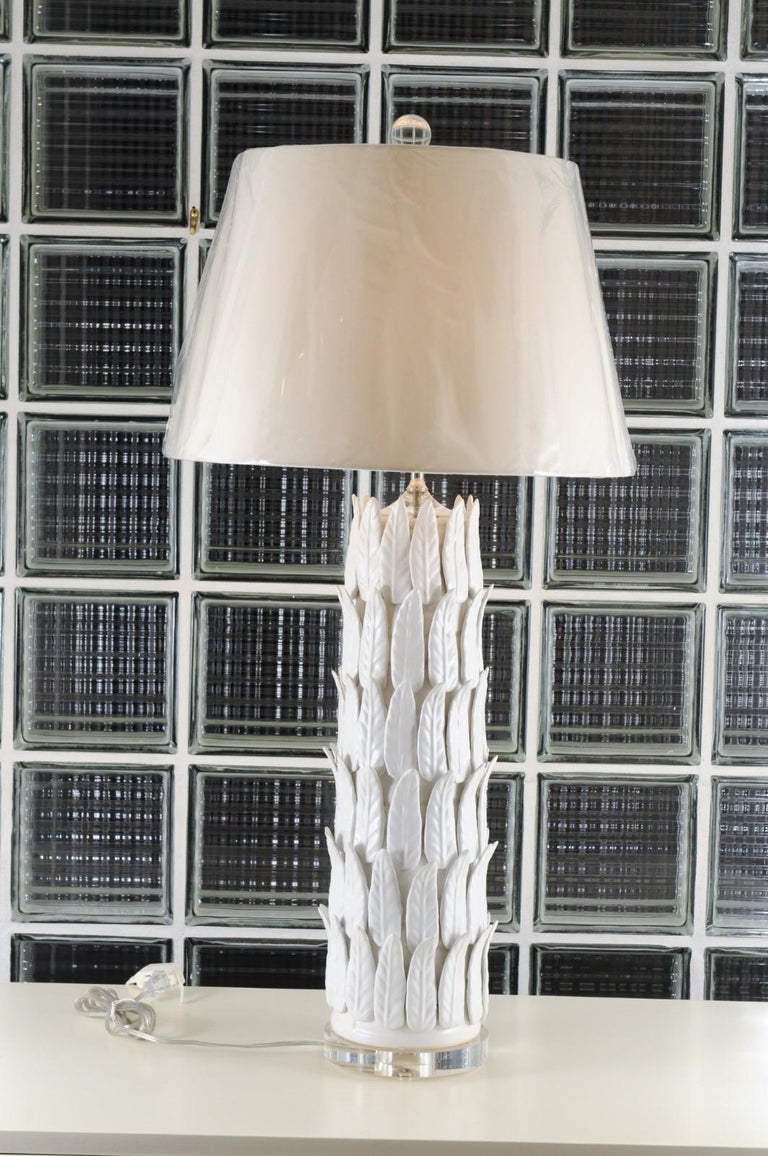 Exceptional Pair of Large-Scale Vintage Textural Ceramic Vessels as ...