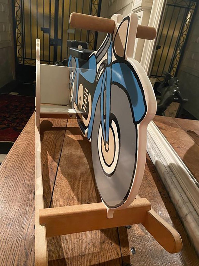 Exceptional Rare Rocking Chair for Children with Snowy in the Sidecar ...