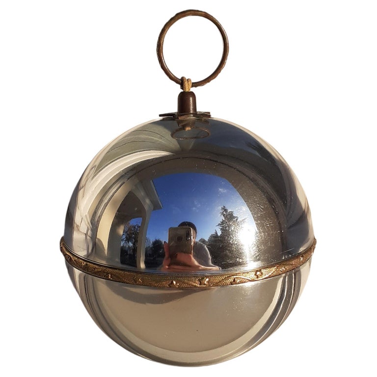 Exceptional Reuge Sainte Croix Christmas Ball Ornament Music Box Silent ...