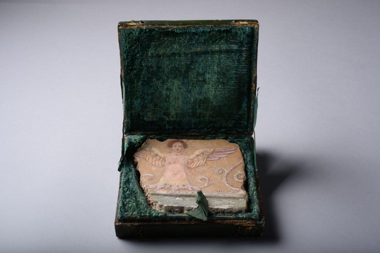 Exceptional Roman Fresco Fragment of a Siren For Sale at 1stDibs
