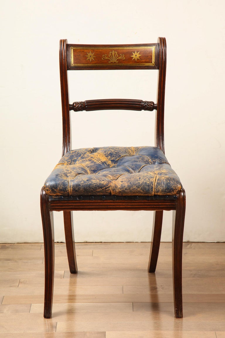 Exceptional Set of Fourteen, English Regency Dining Chairs in Mahogany ...