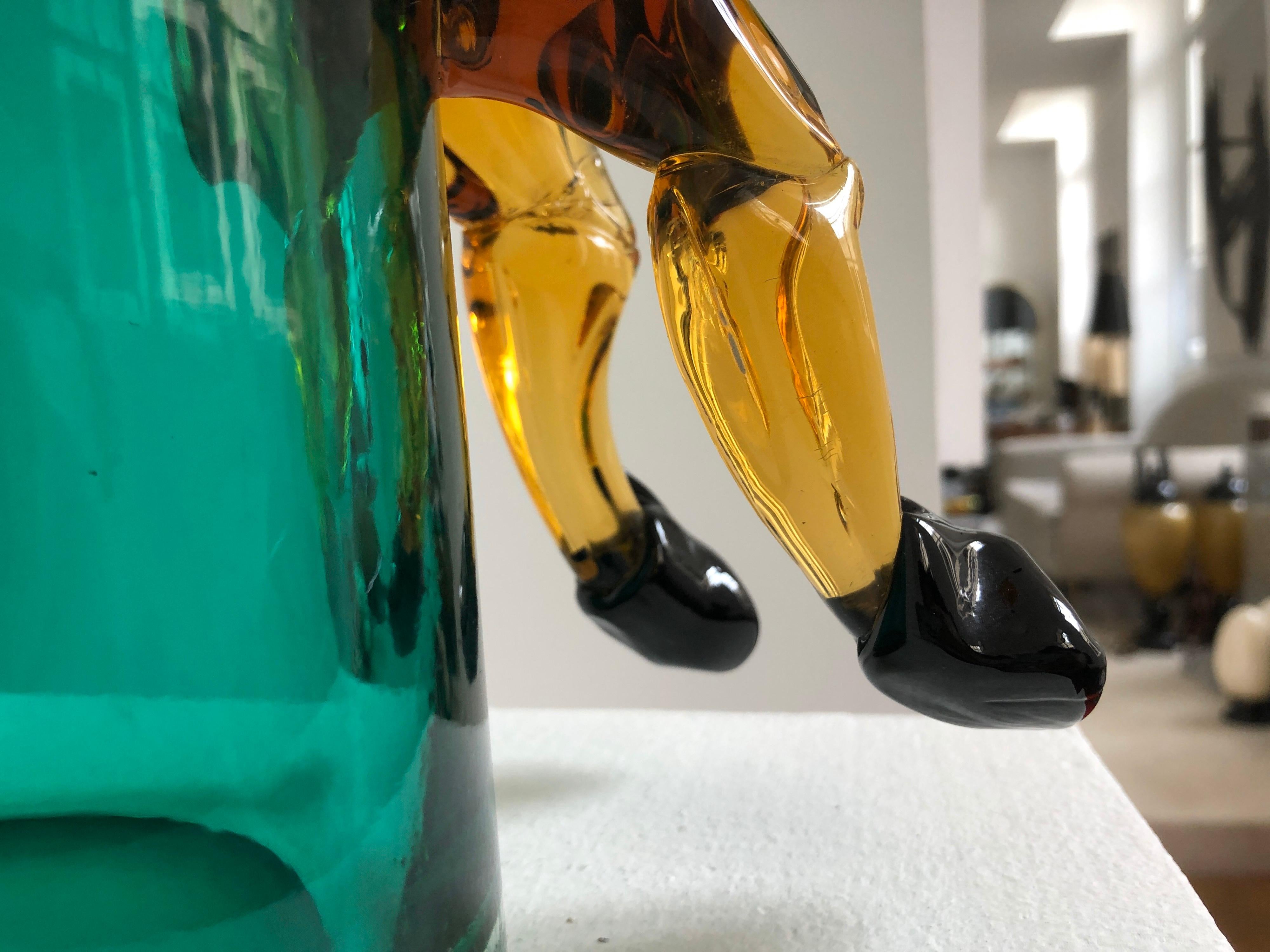 Exceptional Silvano Signoretto Horse Sculpture Vase, Murano, 1960s at ...