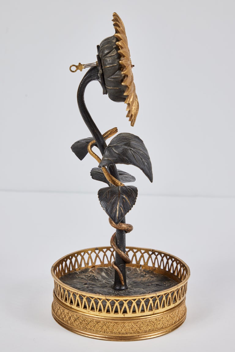 Exceptional, Sunflower Time Piece at 1stDibs