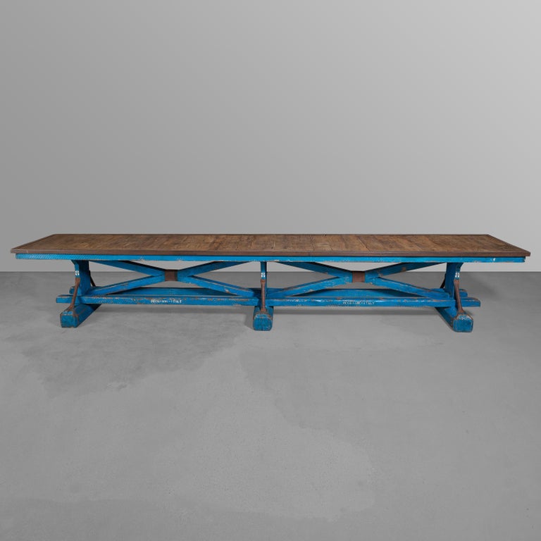 Exceptional Table from Moto Guzzi Motorcycle Factory For Sale at 1stDibs