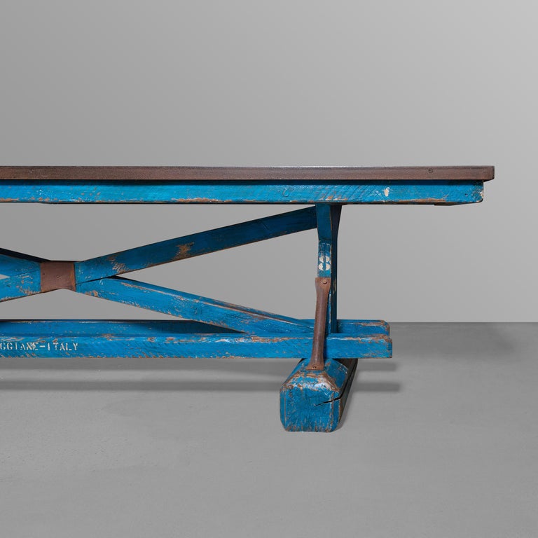 Exceptional Table from Moto Guzzi Motorcycle Factory For Sale at 1stDibs