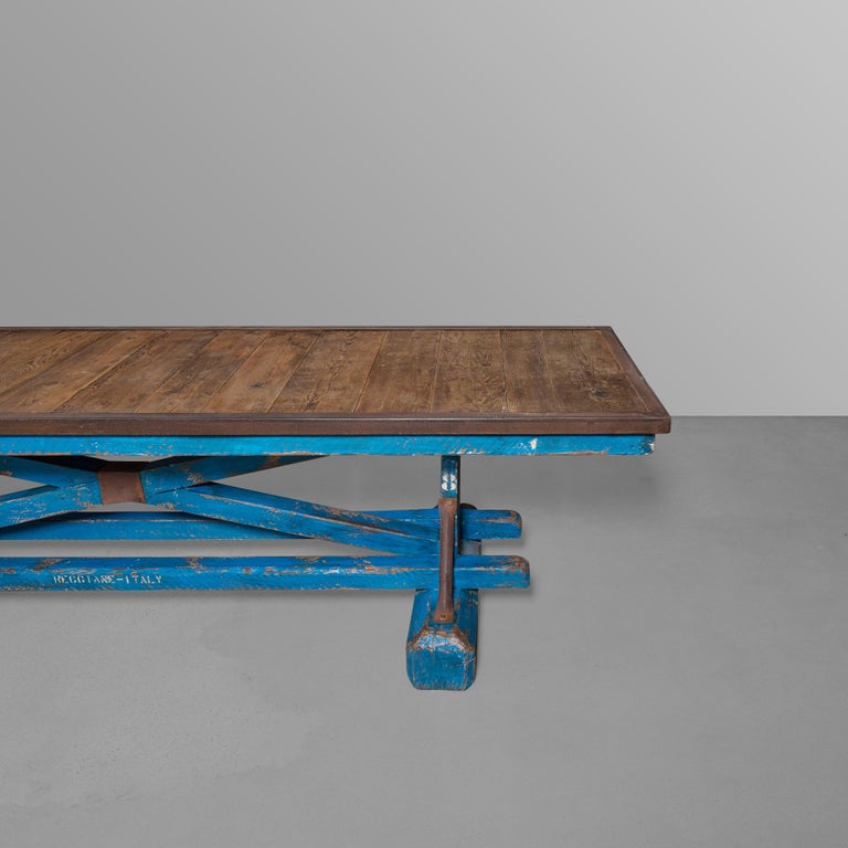 Exceptional Table from Moto Guzzi Motorcycle Factory For Sale at 1stDibs
