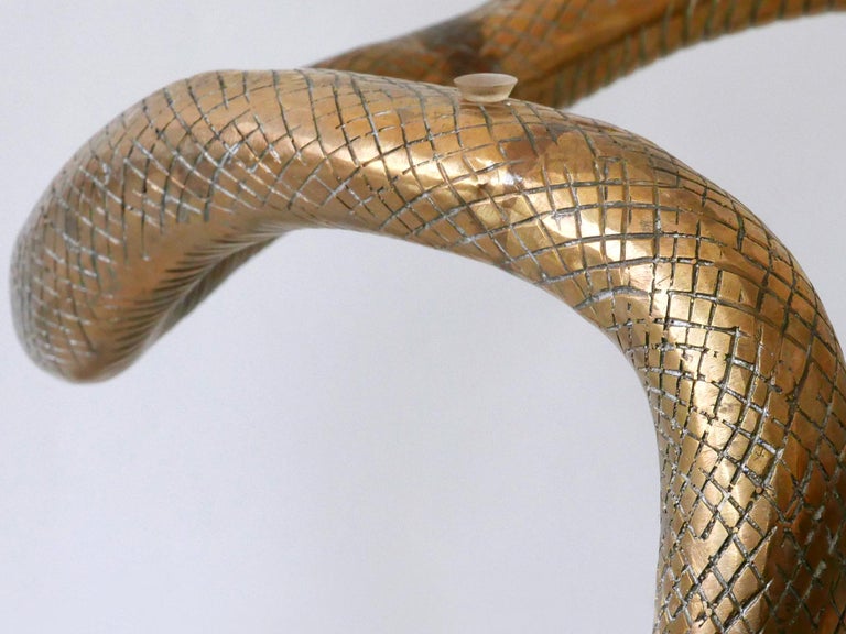 Exceptional Two Python Based Solid Brass Coffee Table Germany 1980s For ...