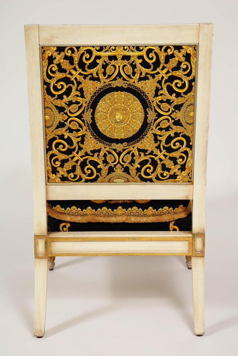 Exceptionally Magnificent Large Pair of Empire Style Versace Armchairs ...