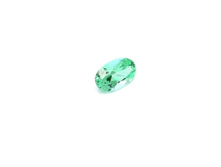 Exceptionaly Clean No Oil Russian Emerald Oval Cut 0.5 Carat For Sale ...