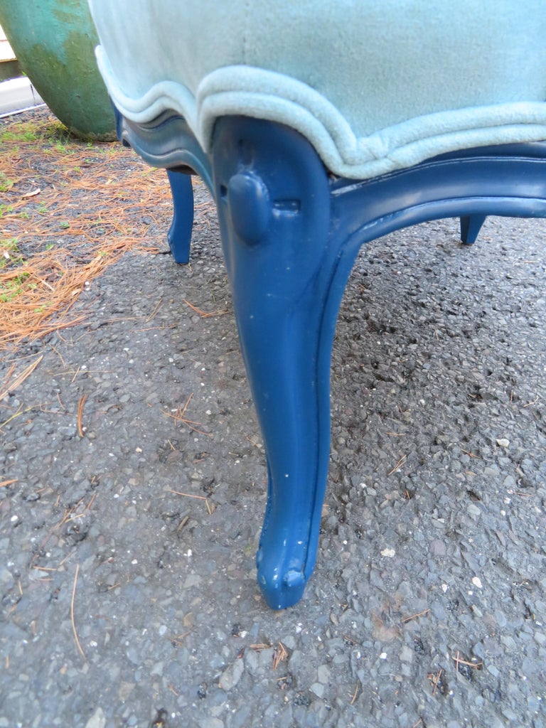 Exciting Pair Erwin Lambert Louis XV Lacquered Fauteuil Chairs Mid ...