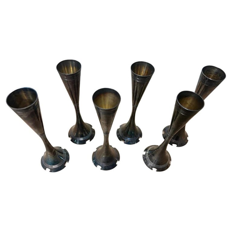 exclusive art nouveau schnapps set, Austria Berndorf, Philipp Häusler ...