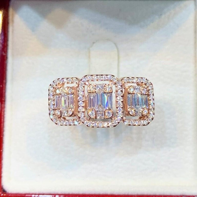 Exclusive Design Fir This Amazing Ring with Diamonds For Sale at 1stDibs