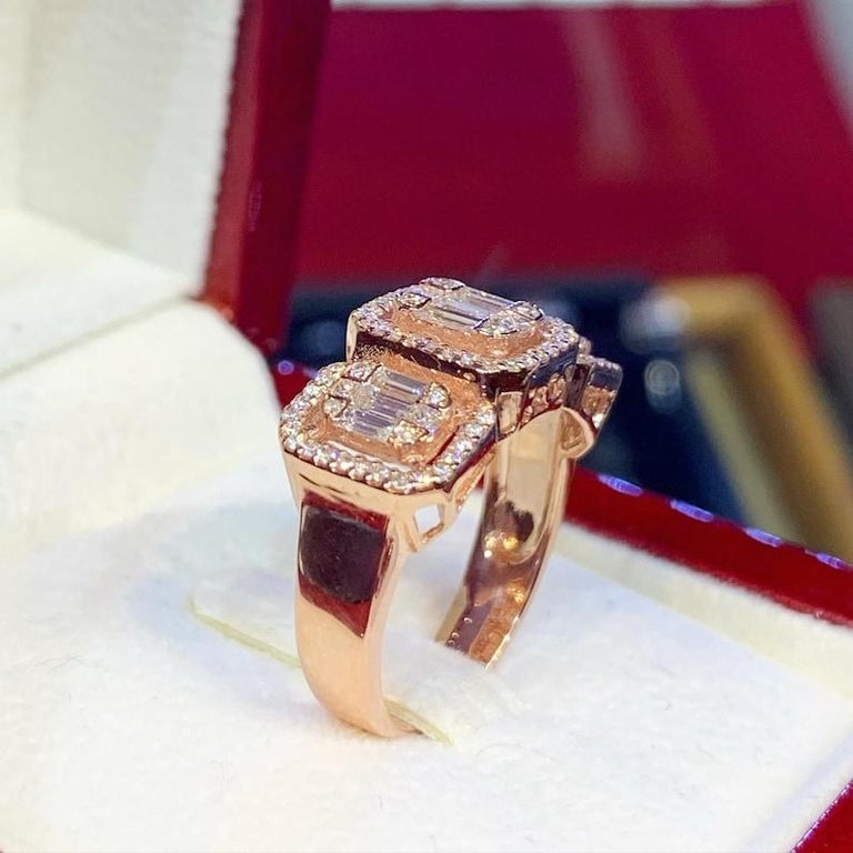 Exclusive Design Fir This Amazing Ring with Diamonds For Sale at 1stDibs
