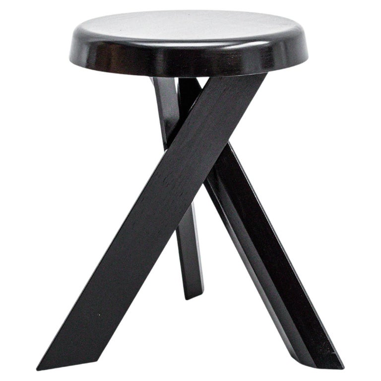 Exclusive Pierre Chapo S31b Black Edition Stool, a Timeless French ...