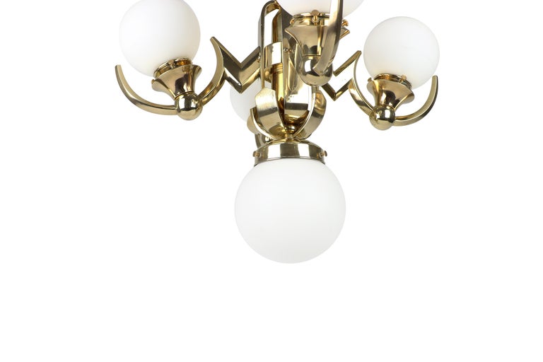 Exclusive Representative Art Deco Chandelier For Sale at 1stDibs
