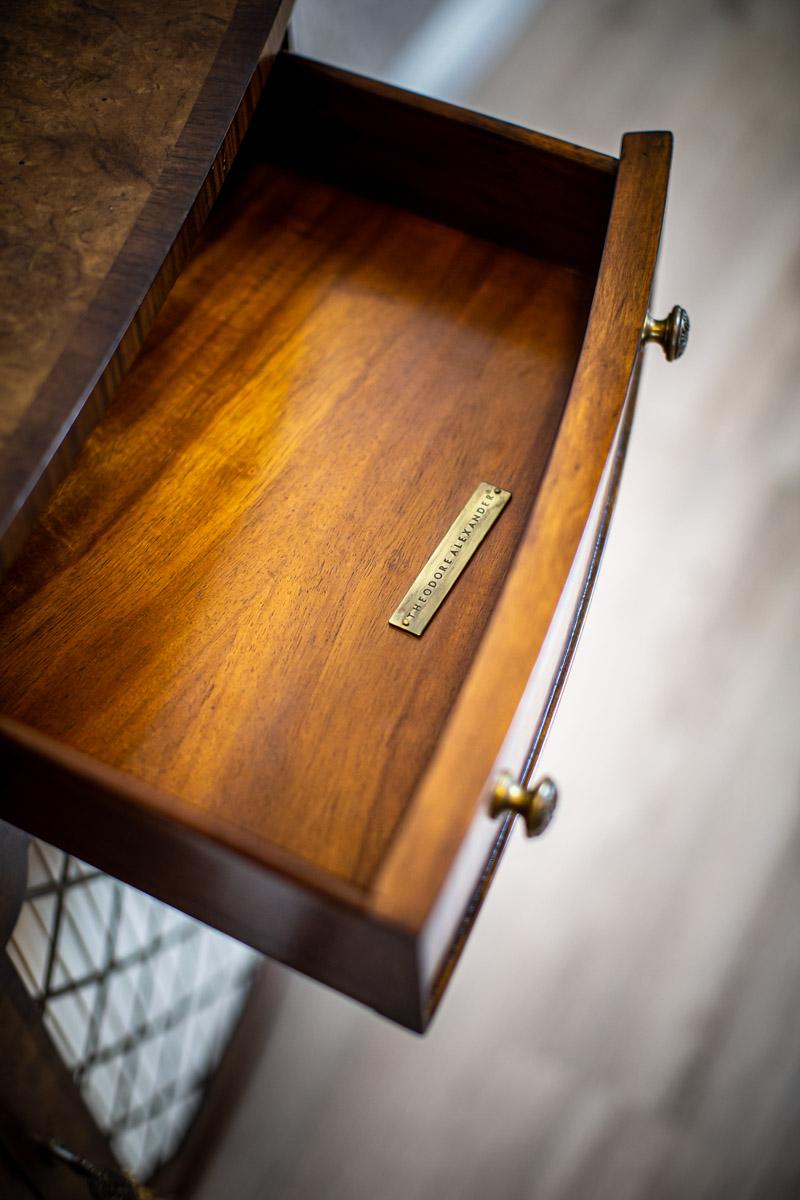 Exclusive Theodore Alexander Cabinet Veneered with Burl, circa 2000 For ...