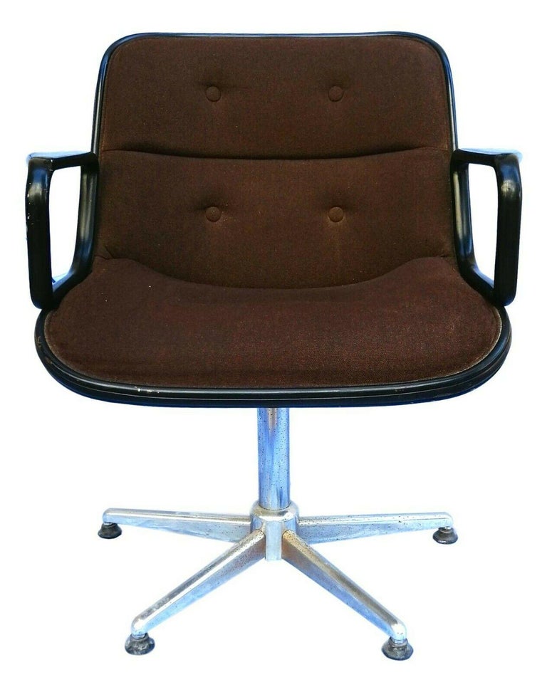 Executive Armchair Design Charles Pollock for Knoll, 1960s at 1stDibs