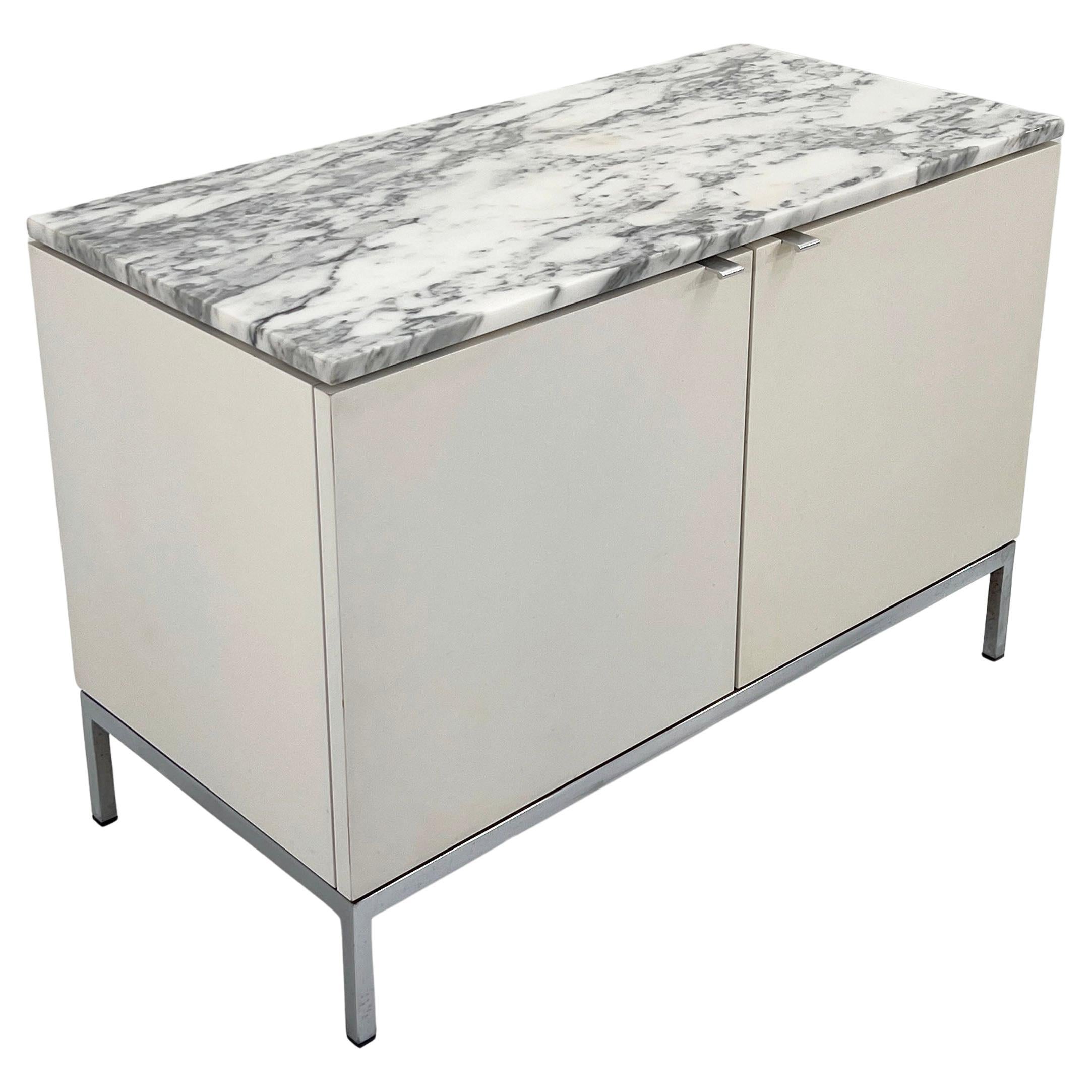 Executive Cabinet with Marble Top by Florence Knoll for Knoll Int ...