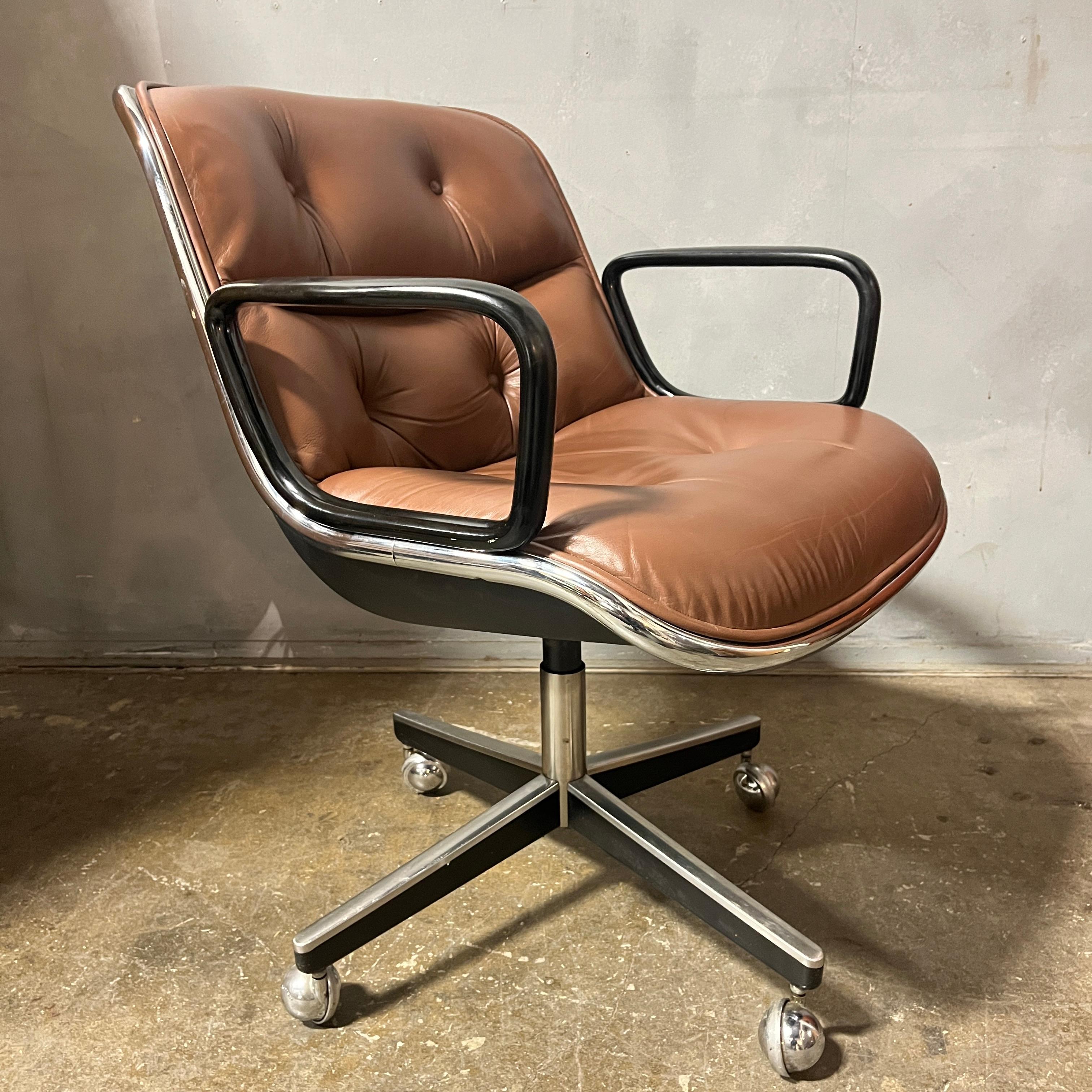 Executive Chair by Charles Pollock for Knoll at 1stDibs