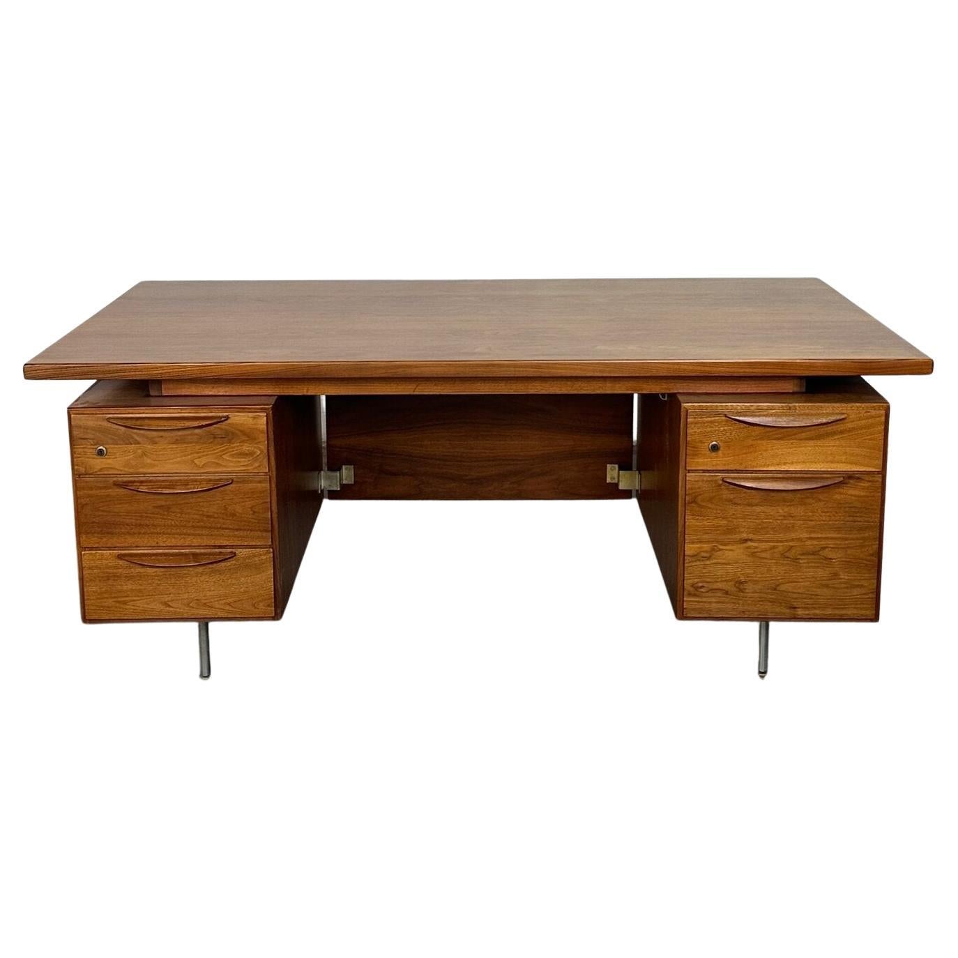Advent Executive Desk By Harvey Probber at 1stDibs