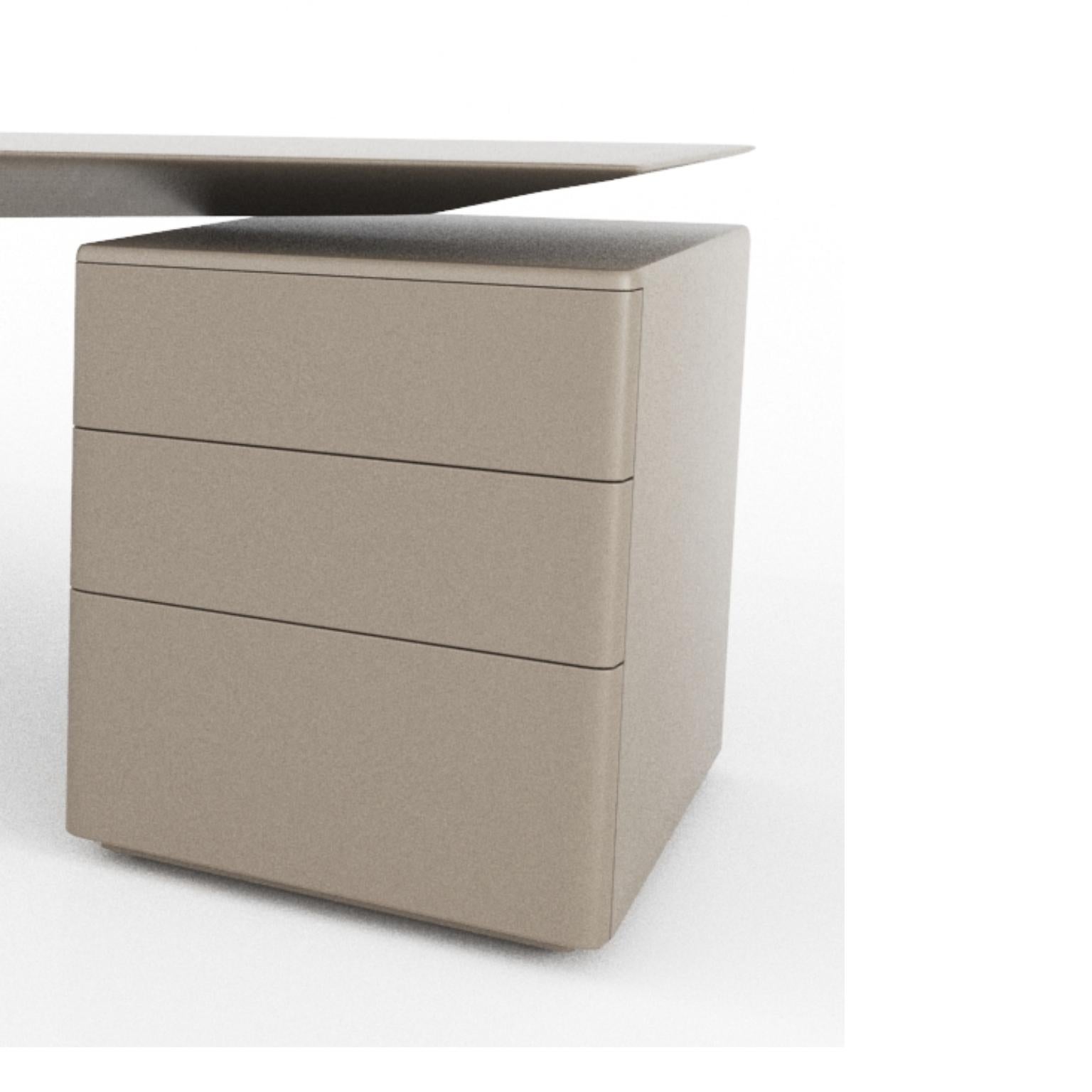 Executive Desk Enzo, Leather Edition, Office Desk For Sale at 1stDibs ...