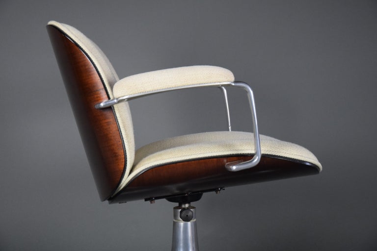 Executive Mid-Century Modern Office Chair by Ico Parisi for MiM Roma ...