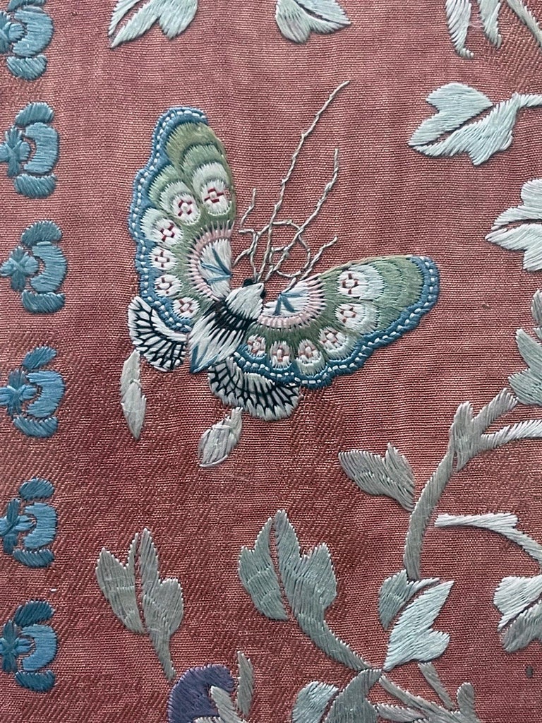 Exhibited Framed Fine Chinese Embroidery Silk Panel Qing Dynasty For ...