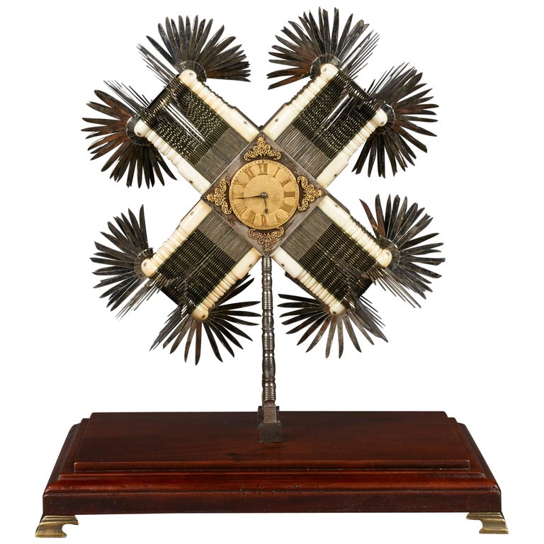 Exhibition Knife Clock, England, circa 1785 For Sale at 1stDibs