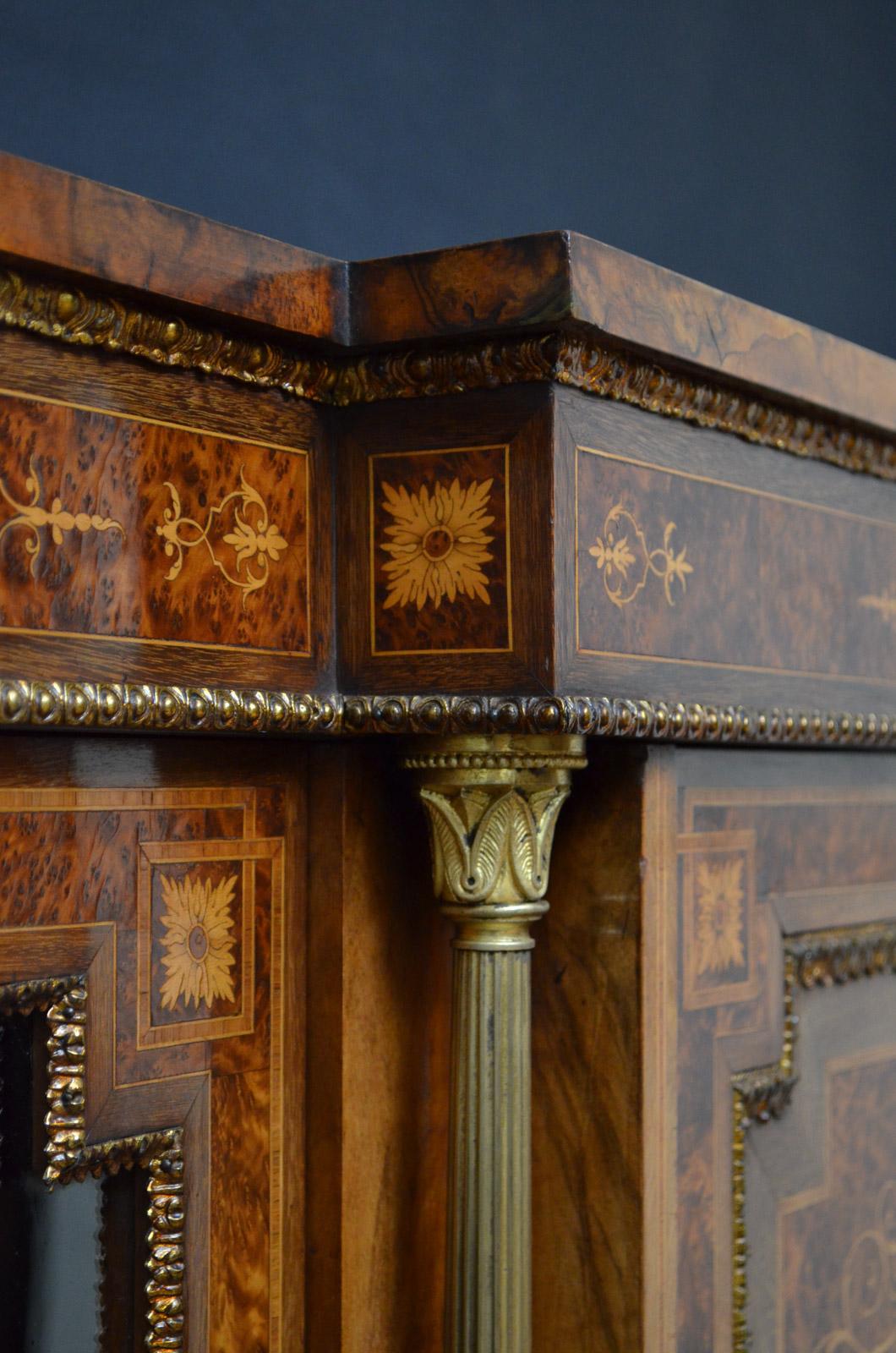 Exhibition Quality Victorian Credenza by J&W Lomax at 1stDibs