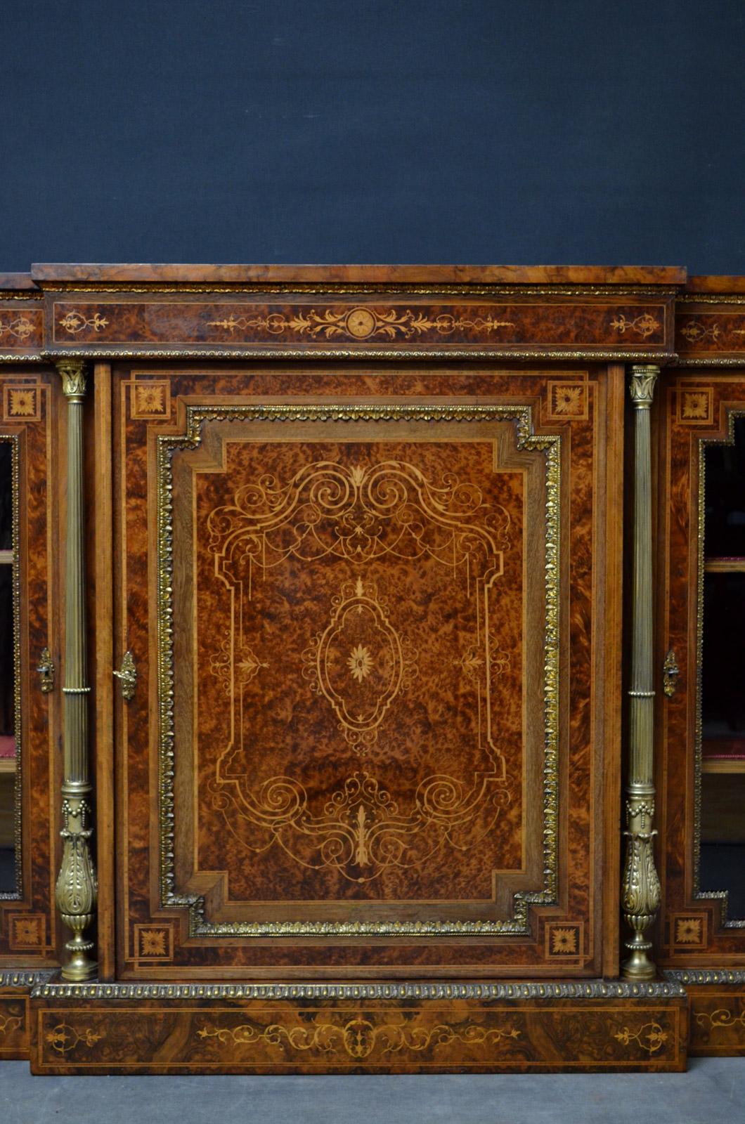 Exhibition Quality Victorian Credenza by J&W Lomax at 1stDibs