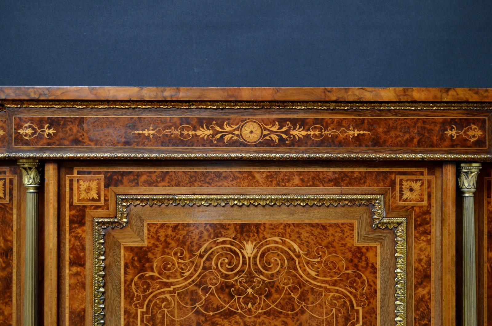 Exhibition Quality Victorian Credenza by J&W Lomax at 1stDibs