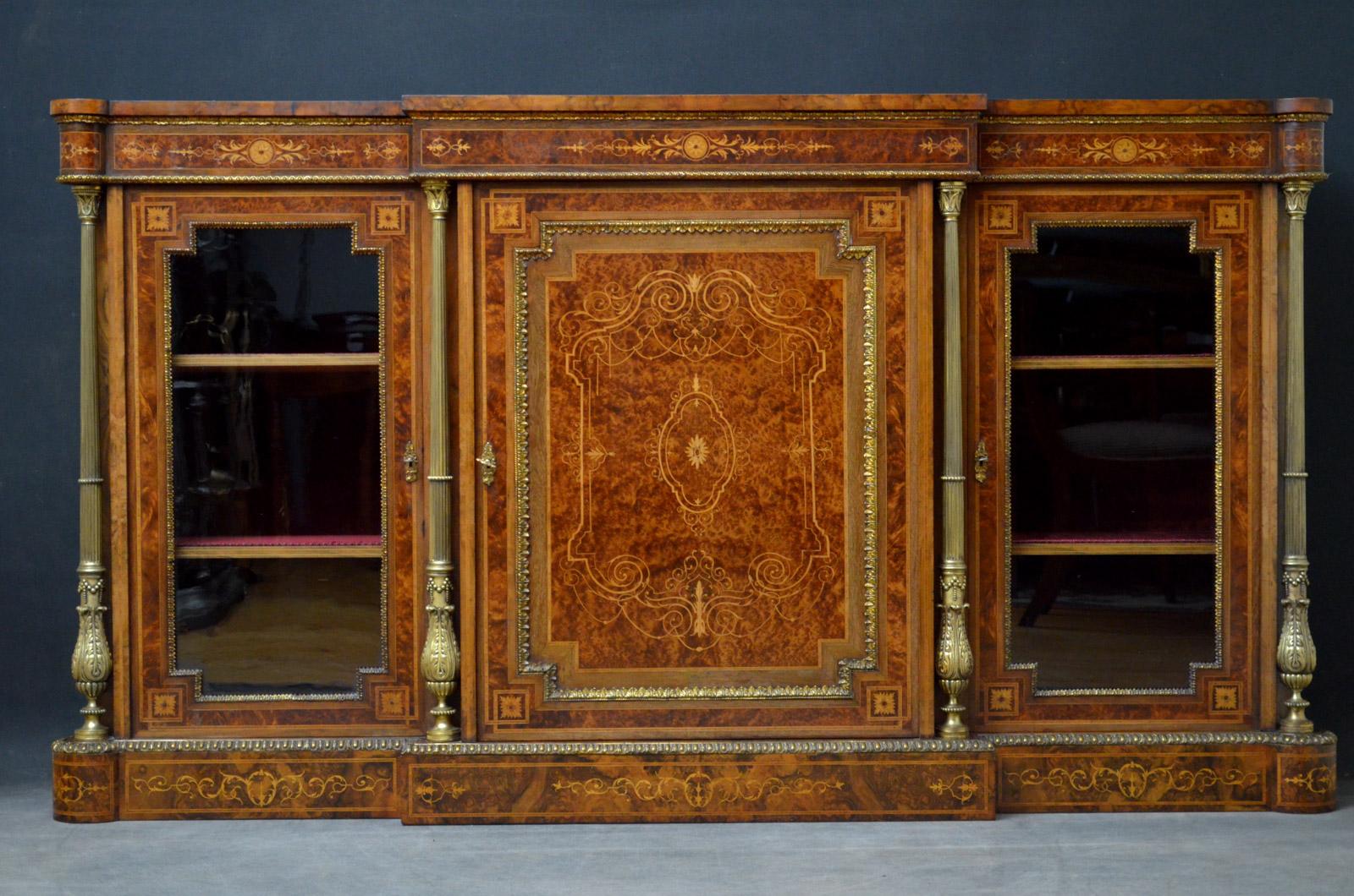 Exhibition Quality Victorian Credenza by J&W Lomax at 1stDibs