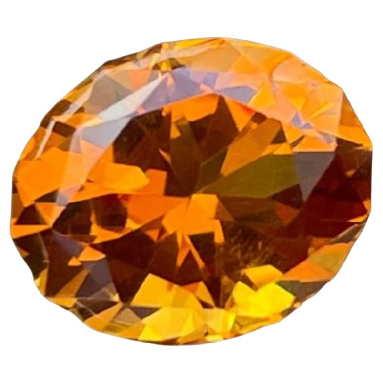 Divine Fire Citrine 5.35 Carats Custom Precision Cut Natural Brazilian ...