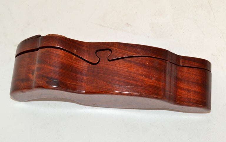 Exotic Wood Puzzle Keepsake Box Toucan Puzzle Treasure Box Wood Trinket ...