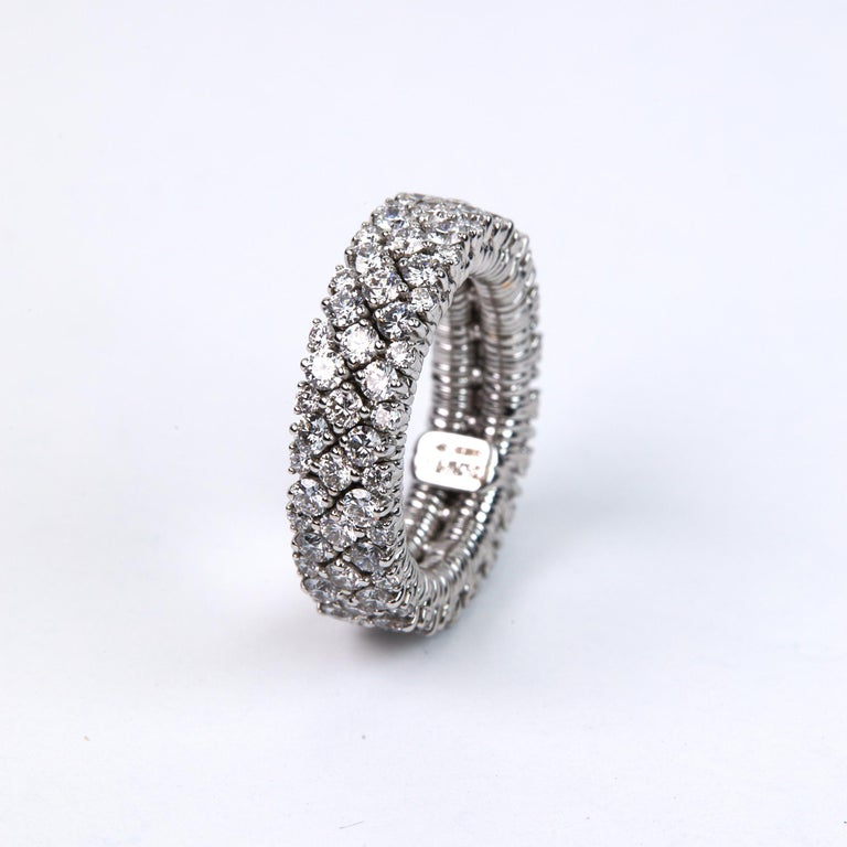 Expandable Diamond Band Ring For Sale at 1stDibs | expandable diamond ...