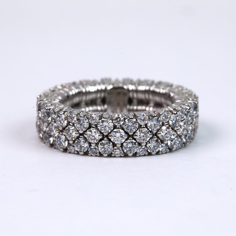 Expandable Diamond Band Ring For Sale at 1stDibs | expandable diamond ...