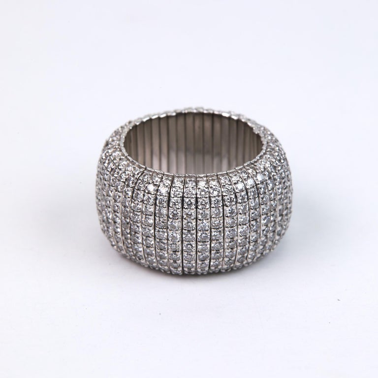 Expandable Diamond Band Ring For Sale at 1stDibs | expandable eternity ring