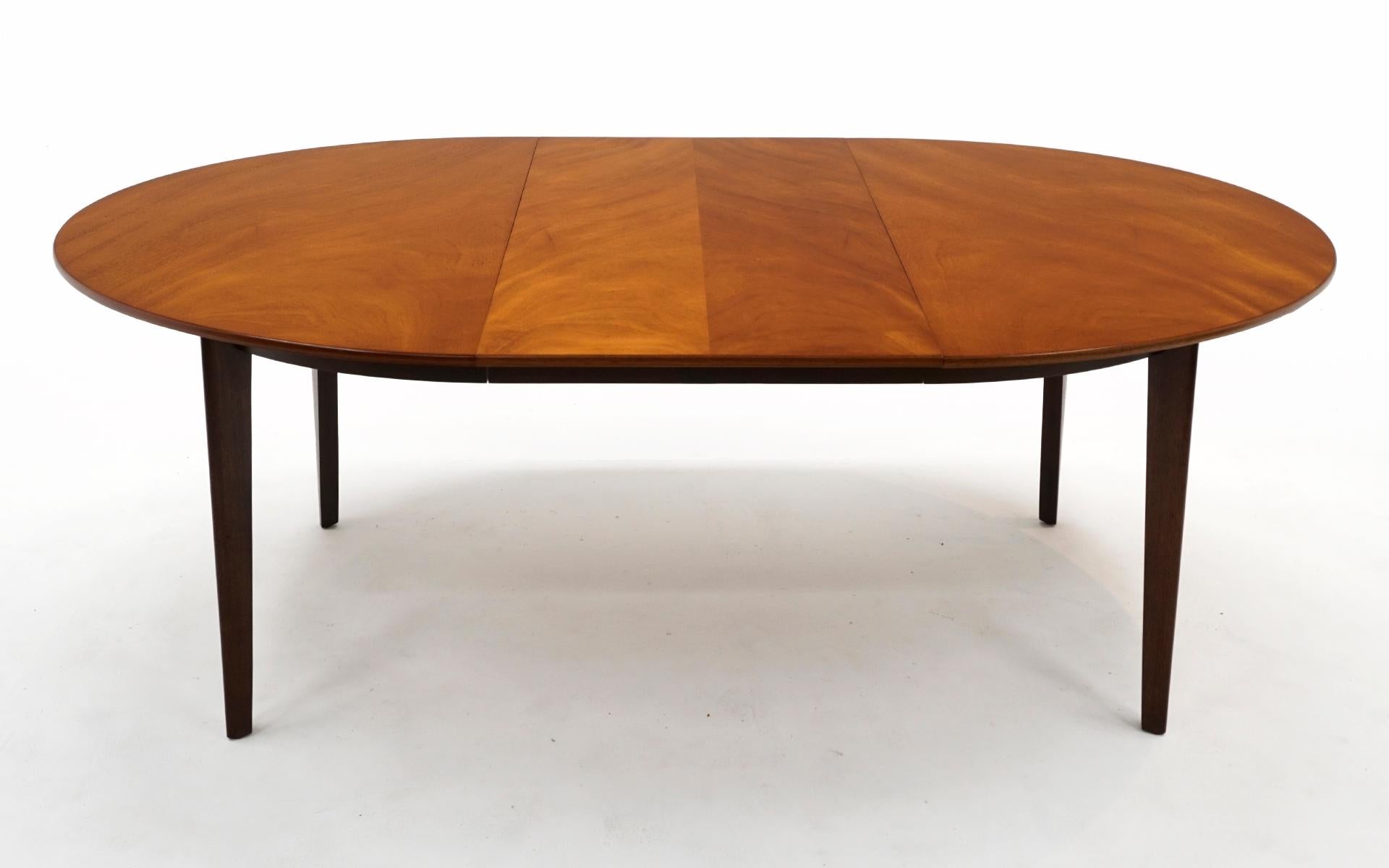 Expandable Dunbar Dining Table and 3 Leaves, Stunning For Sale at 1stDibs
