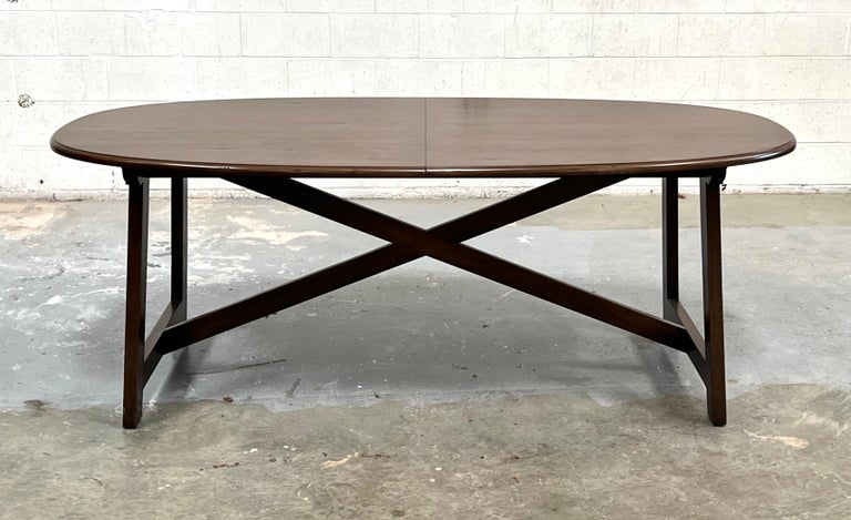Expandable Walnut Dining Table For Sale at 1stDibs